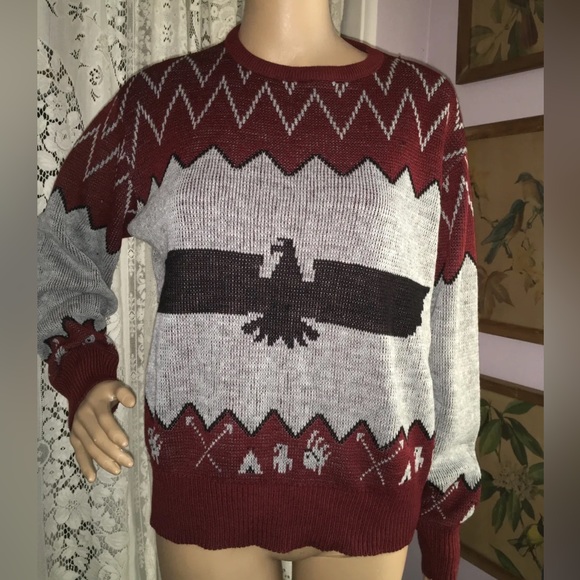 county seat | Sweaters | Vintage County Seat Thunderbird Sweater | Poshmark